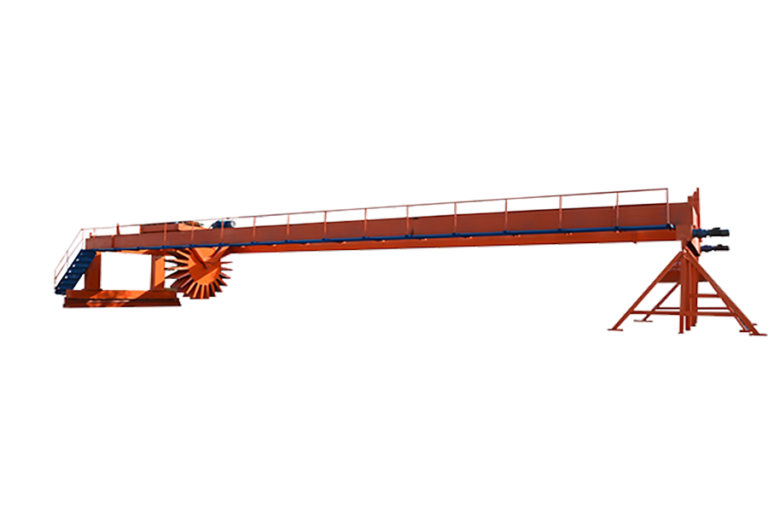 Wheel Type Compost Turner for Manure Fermentation in Trench